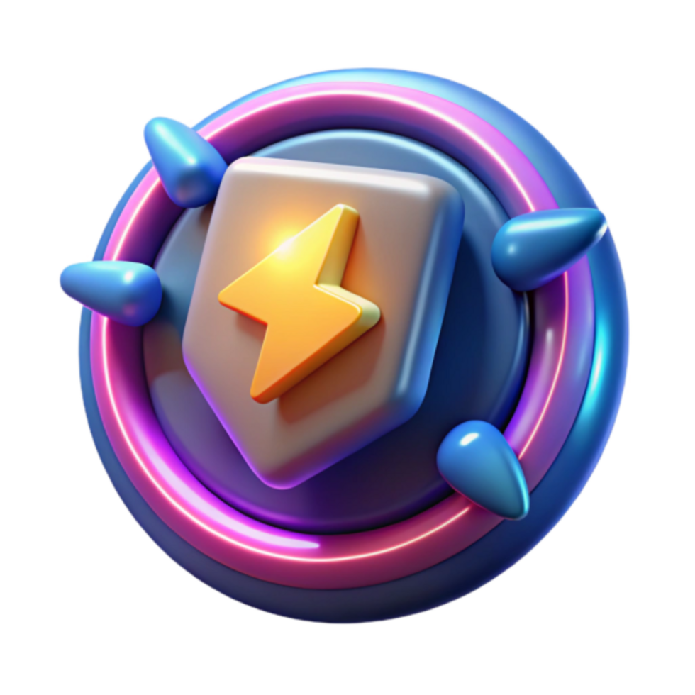 Render Energy Shield Icon Abstract Background Illustration 55327250 PNG