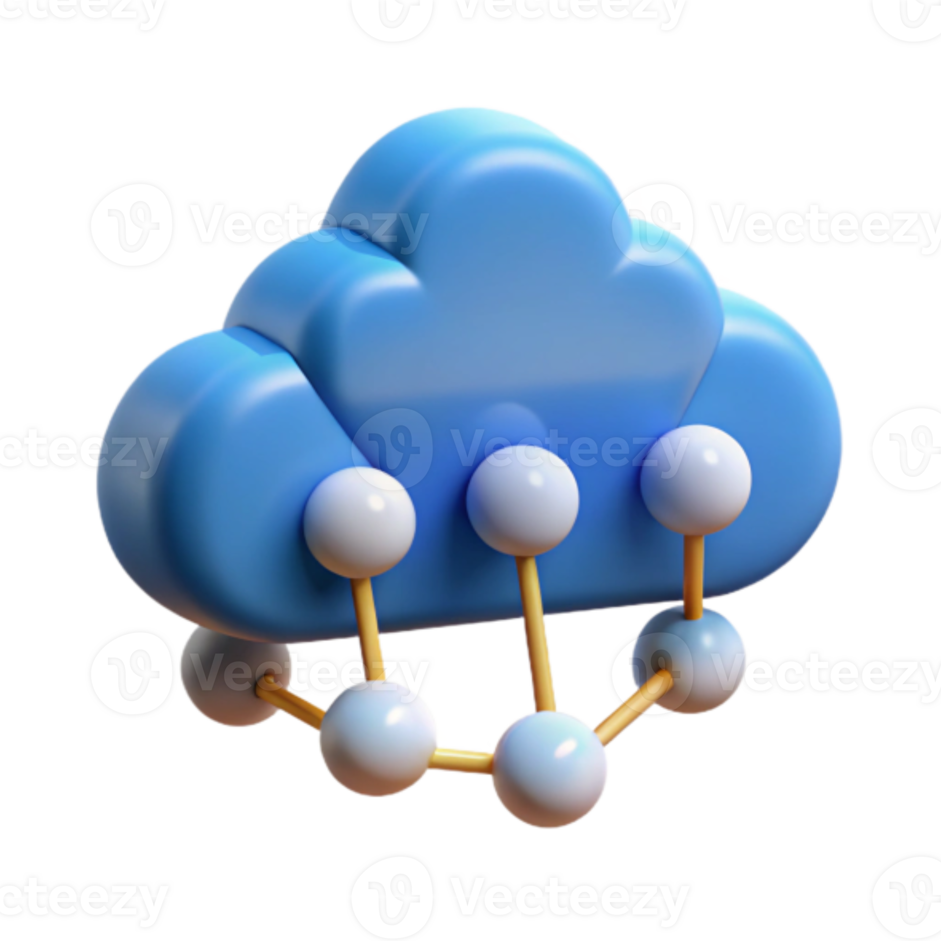 Illustration Cloud Computing Network Connection 55327931 Png