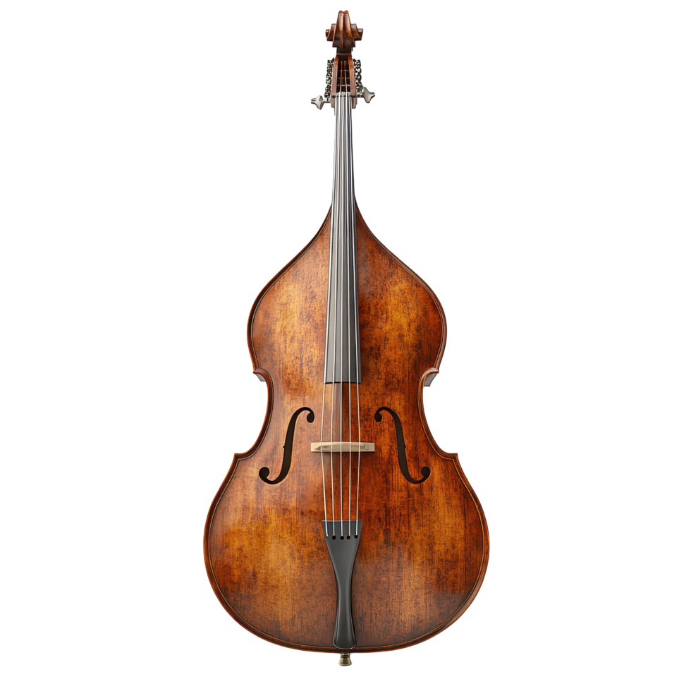 Vintage string instrument displayed on a neutral background showcasing ...
