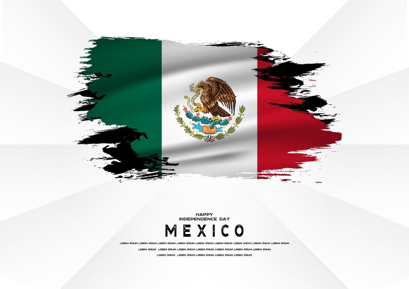 Happy Independence Day Mexico, Mexico flag 55337880 Vector Art at Vecteezy