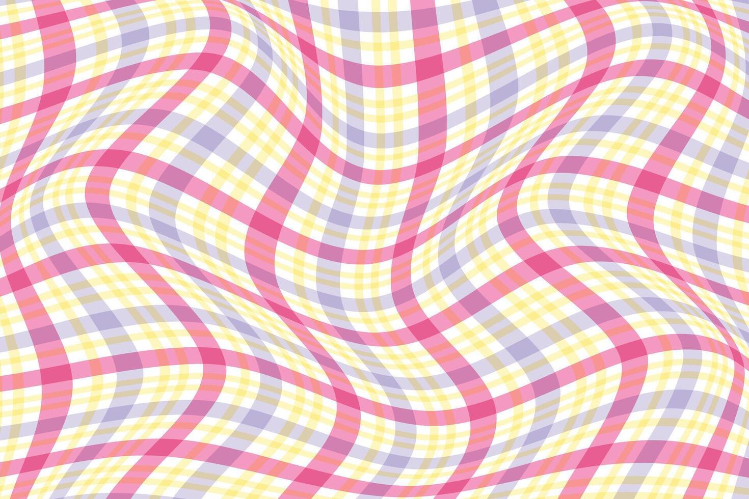 pink cream light purple color smooth plaid check wavy distort texture line pattern wavy pastel ...