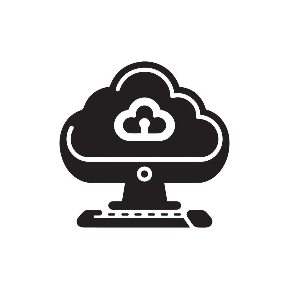 Cloud Computing Security Illustration 55348114 Vector Art At Vecteezy