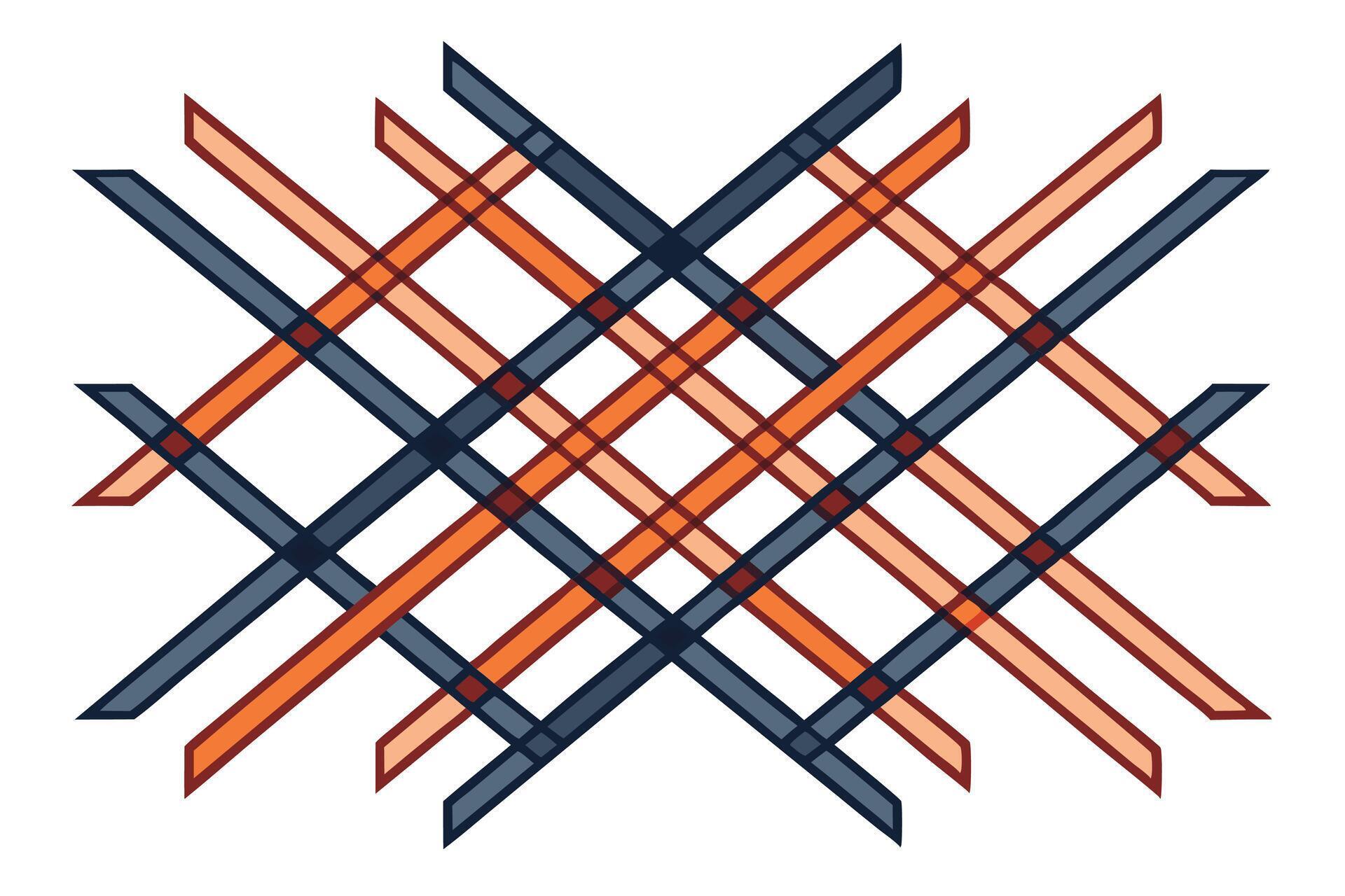 Abstract Geometric Intersecting Lines Pattern Design Artwork 55355757 Vector Art at Vecteezy