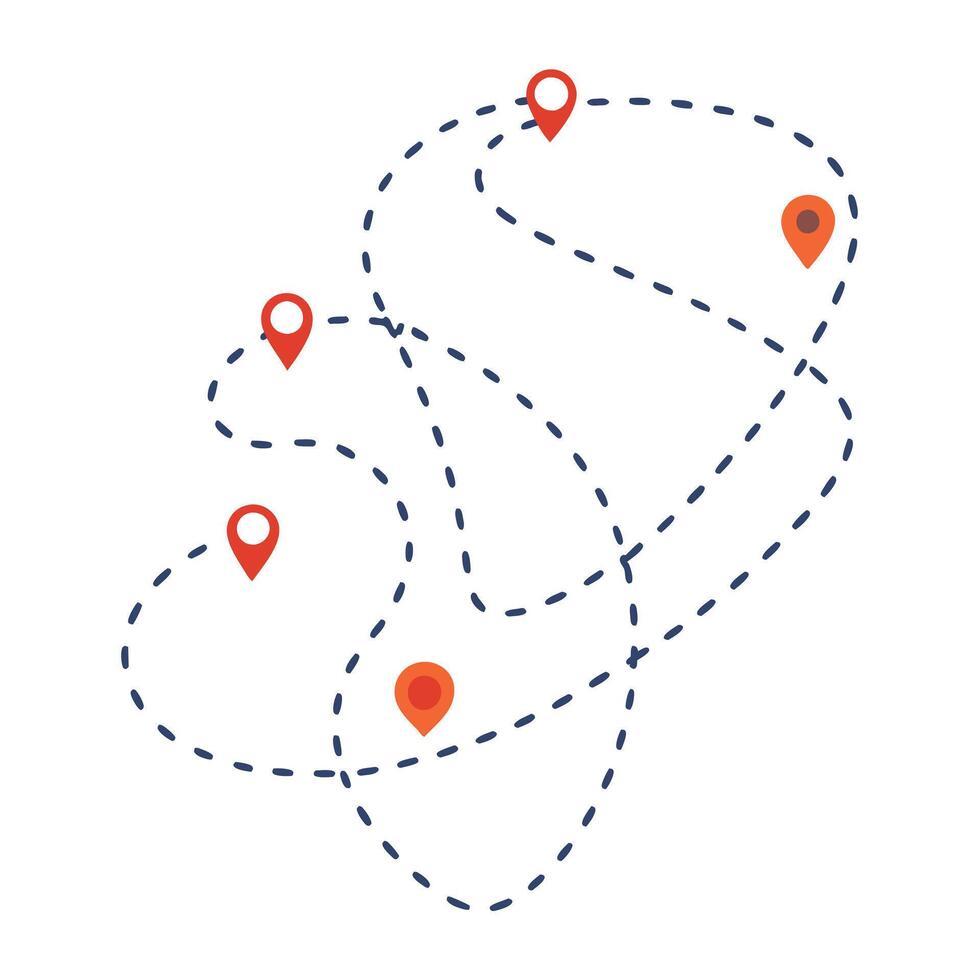 Route Planning GPS Navigation, Map Locations, Journey Path, Travel ... Route Planning GPS Navigation, Map Locations, Journey Path, Travel ...