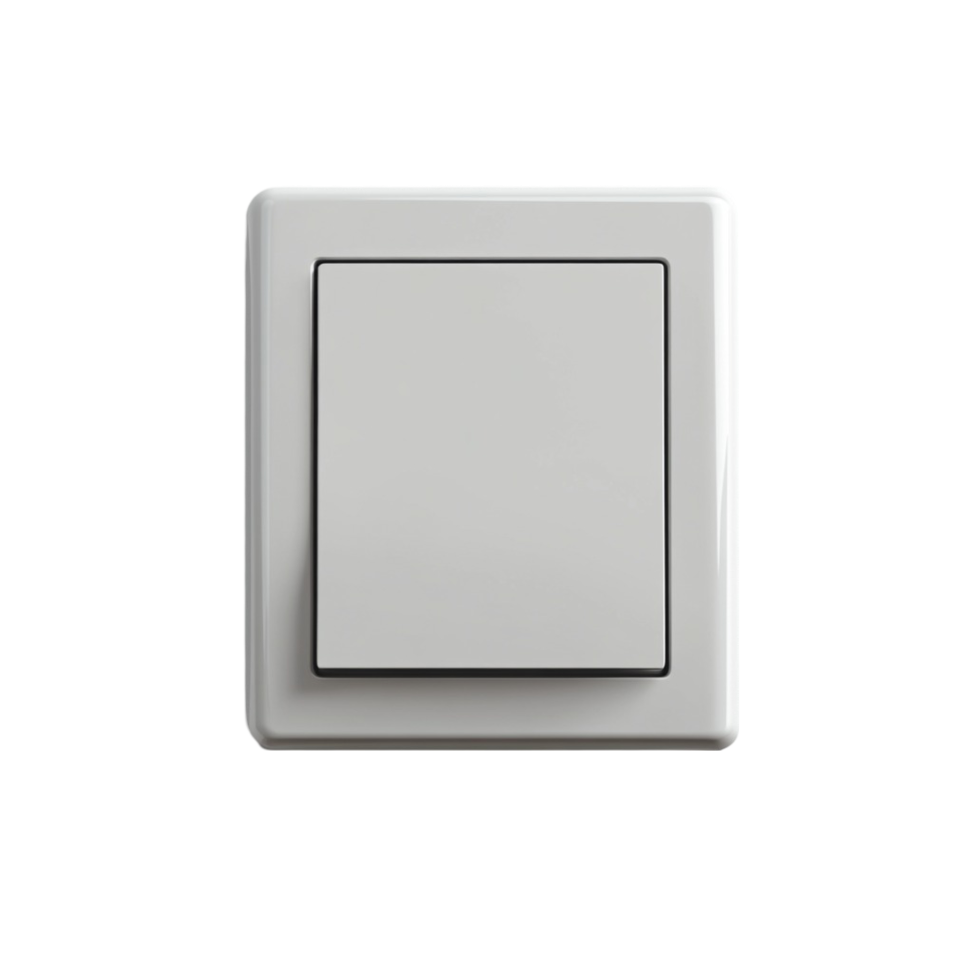 Minimalist White Light Switch 55393141 PNG