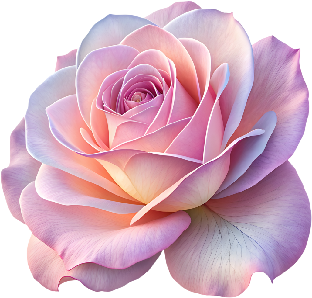 Romantic Rose Blossom Clipart for Elegant Designs. . 55393851 PNG