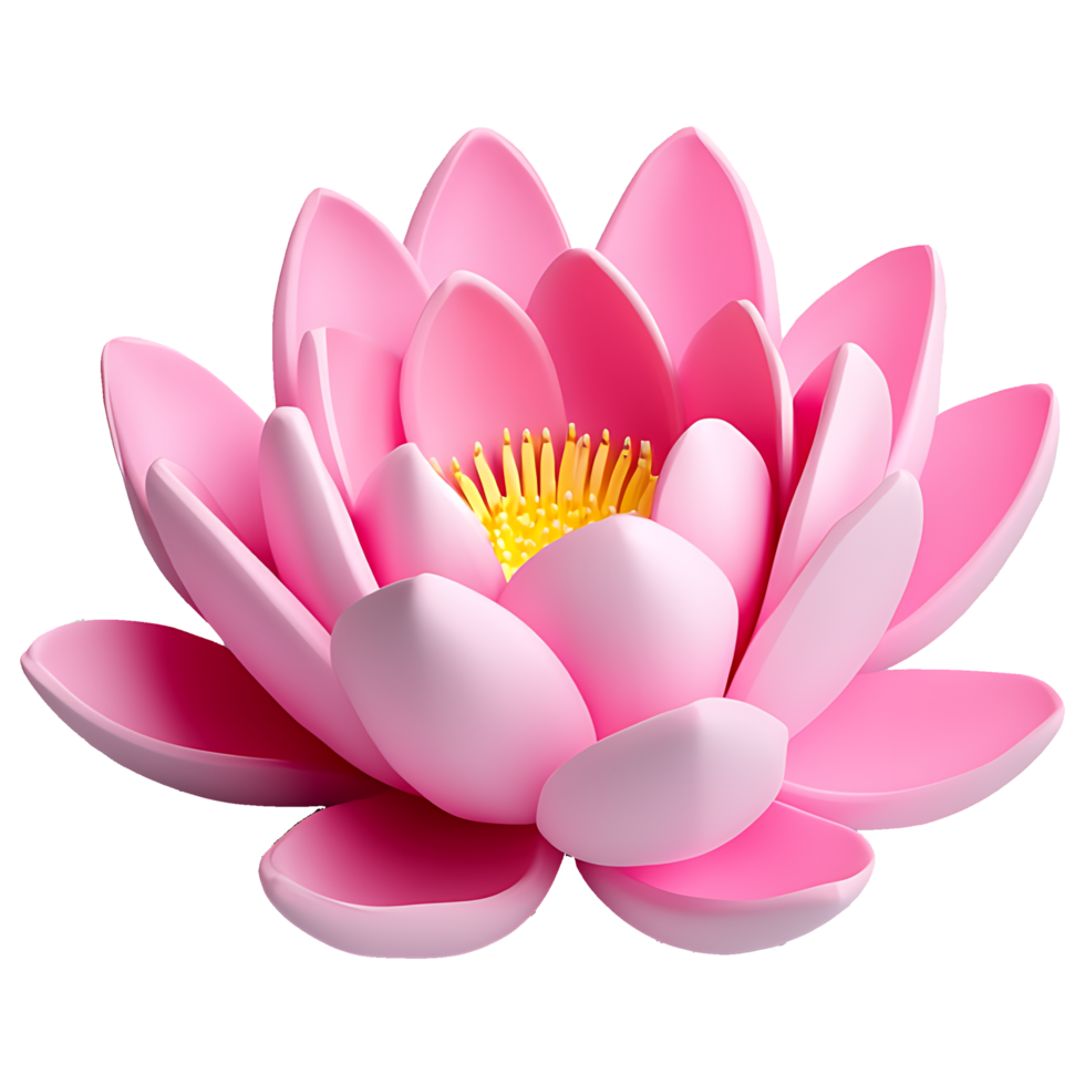 Pink lotus flower, isolated 55395276 PNG Pink lotus flower, isolated 55395276 PNG