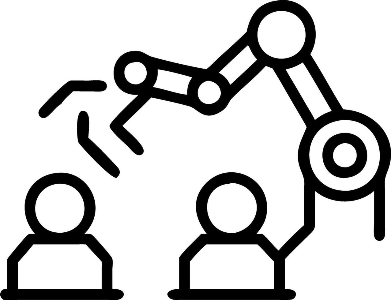 Bokeh Digital Art Of Engineers Collaborating On Robotic Systems With