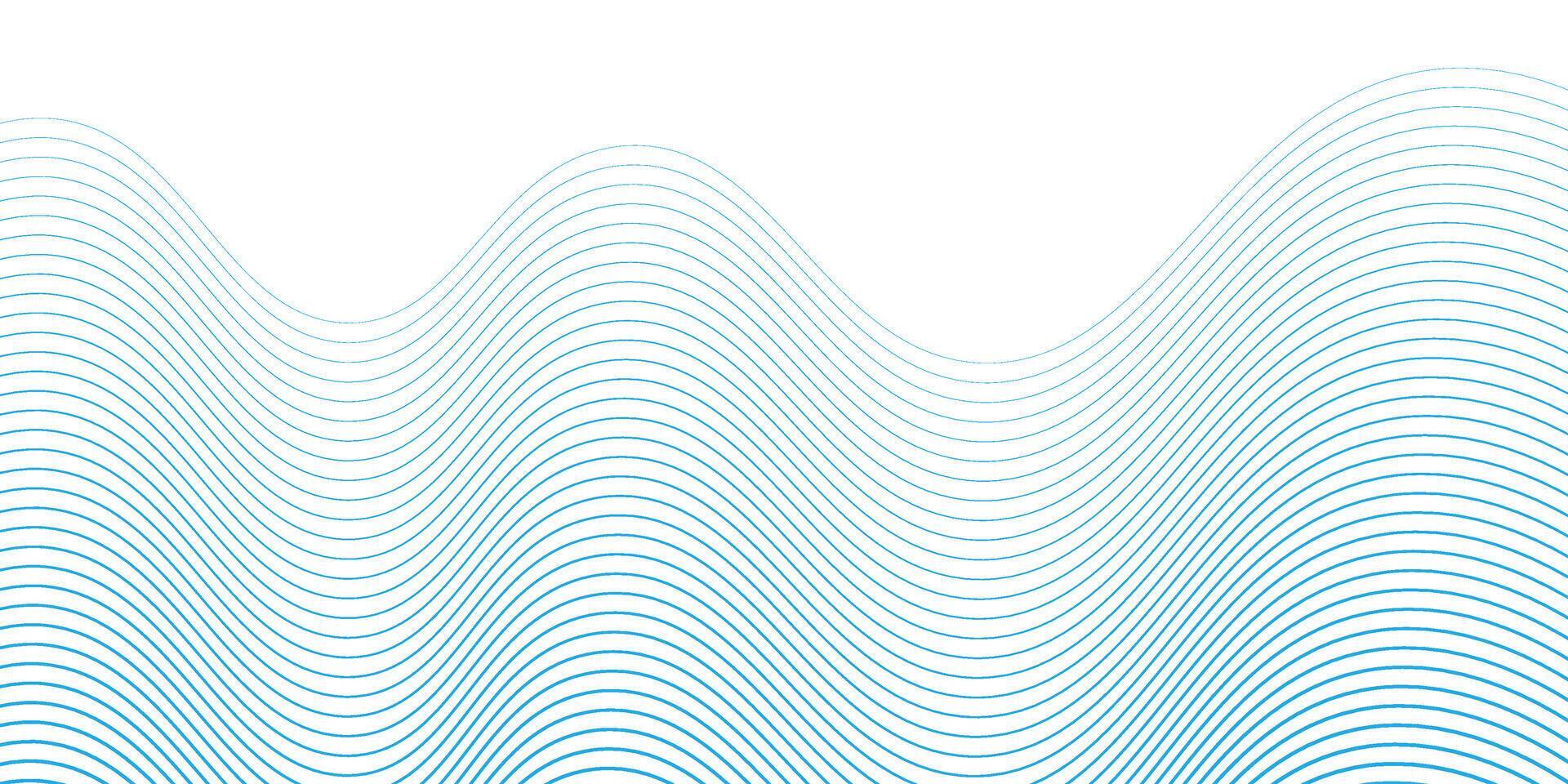 Abstract Wave Pattern Lines on White Background 55405708 Vector Art at ...