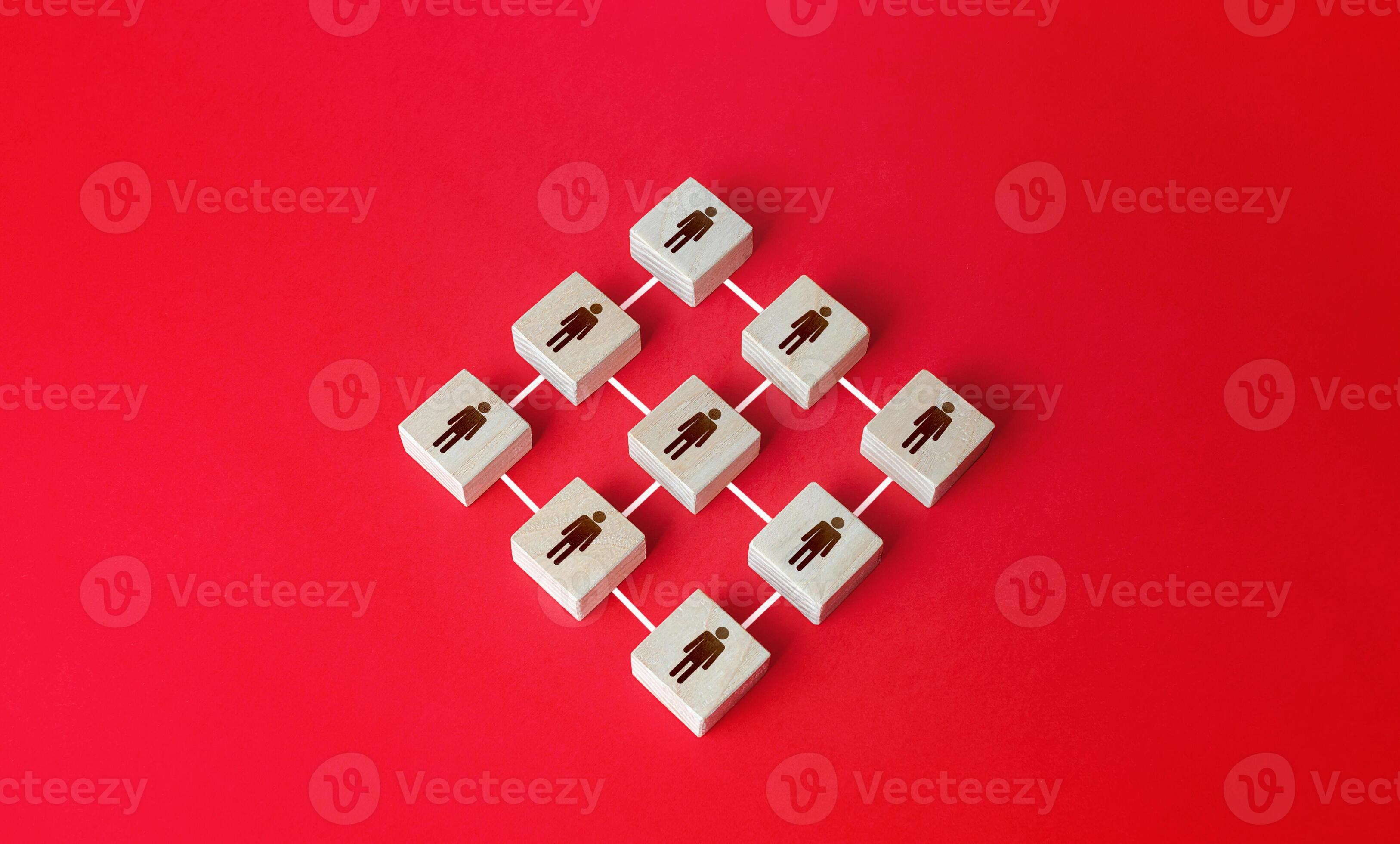 Orderly structure of the organization of people. Systemic organization ...