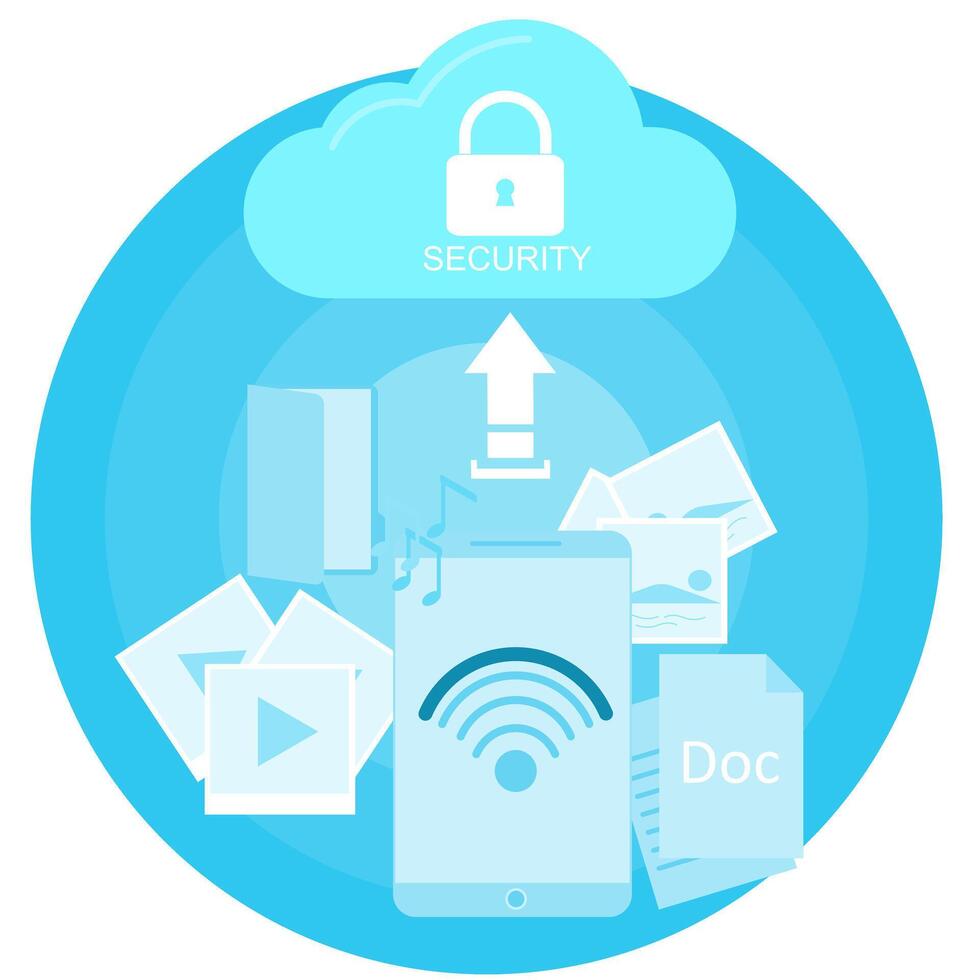 cloud computing storage 55419977 Vector Art at Vecteezy