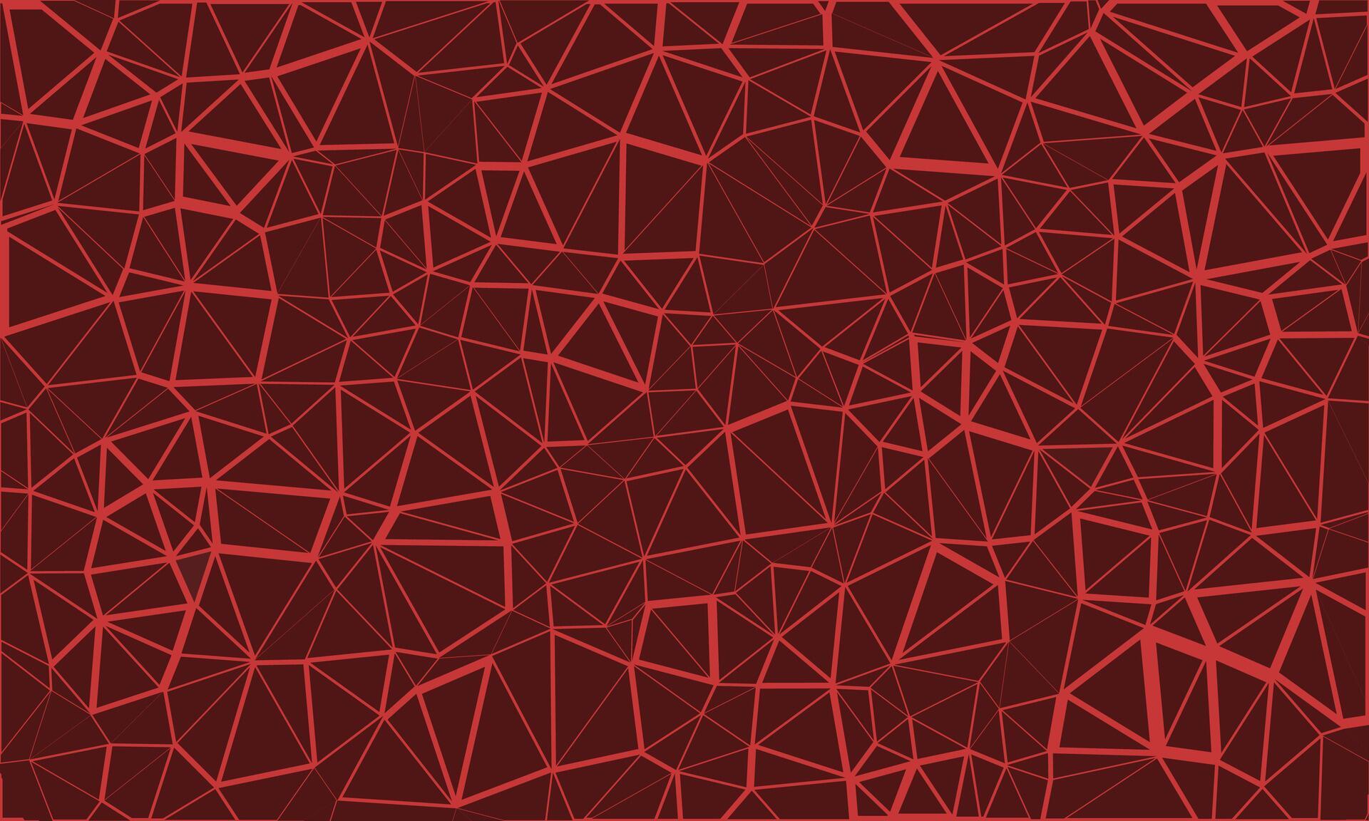 Abstract dark red cherry geometric polygon. Triangle random patterns ...