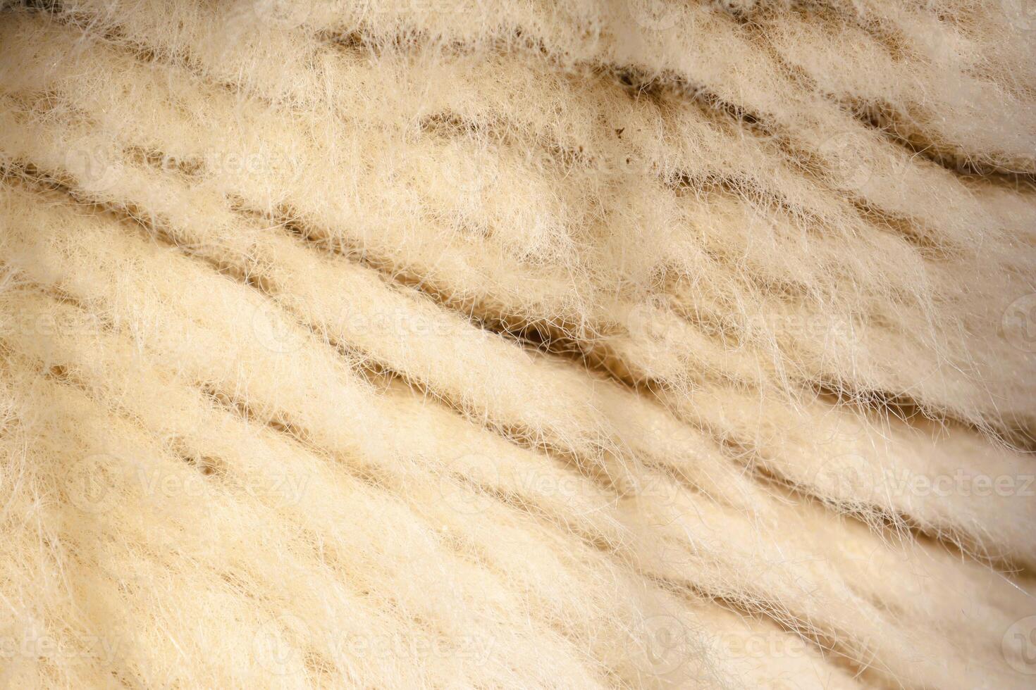 A CloseUp Image Showing the Soft and Cozy Texture of White and Brown ...