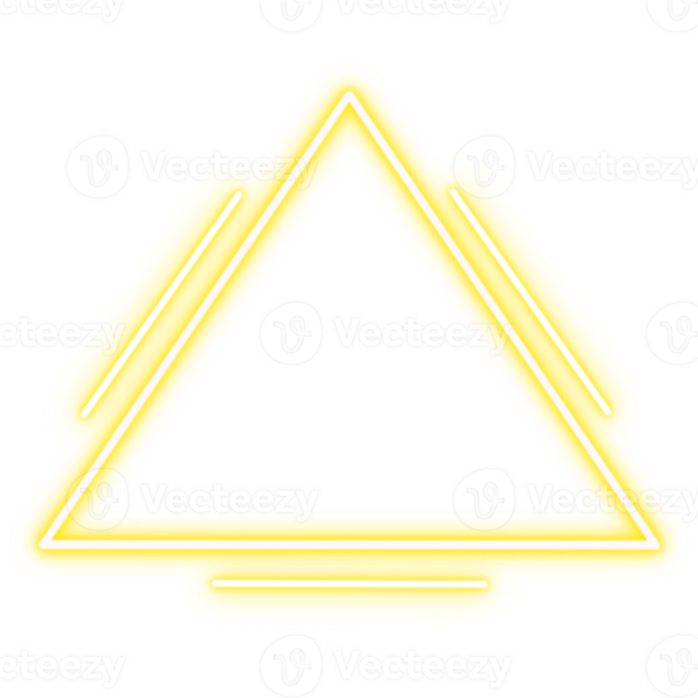 yellow triangle neon frame 55432304 PNG yellow triangle neon frame 55432304 PNG