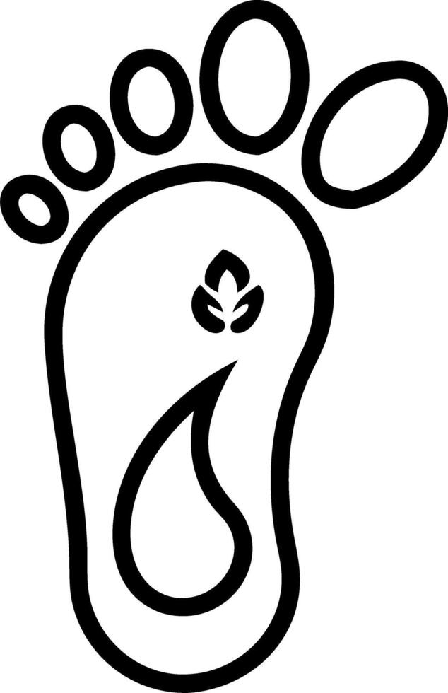 Glossy yellow background with eco footprint icon symbolizing ... Glossy yellow background with eco footprint icon symbolizing ...