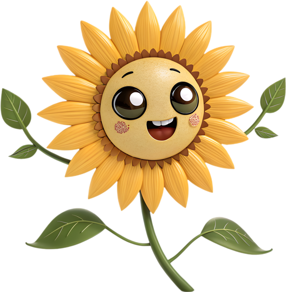 Divertido Y Vibrante Dibujos Animados Flor Clipart Para Alegre Evento Y