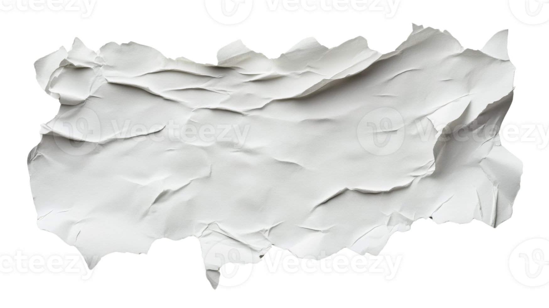 Crumpled White Paper Texture Background 55453524 PNG