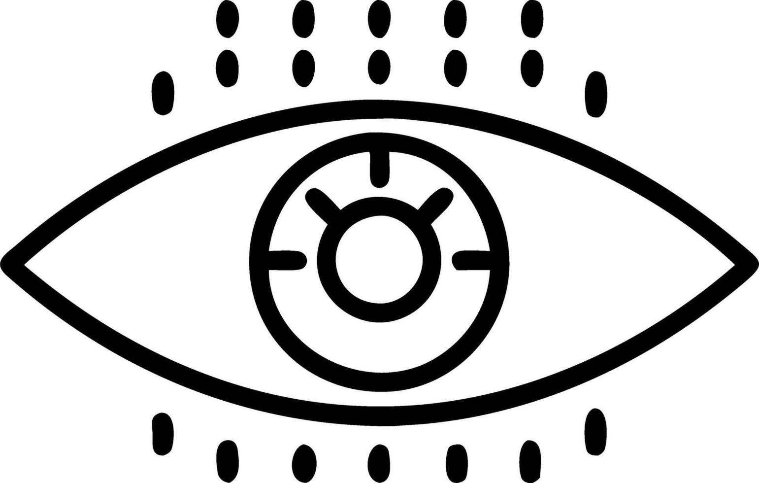 Close Up Of Human Eye Reflecting Binary Code 55458857 Vector Art At