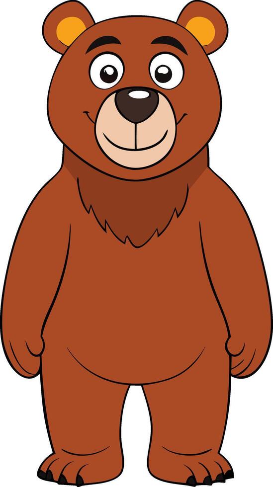 Dibujos Animados De Oso Pardo Oso Ilustración 55470950 Vector En Vecteezy