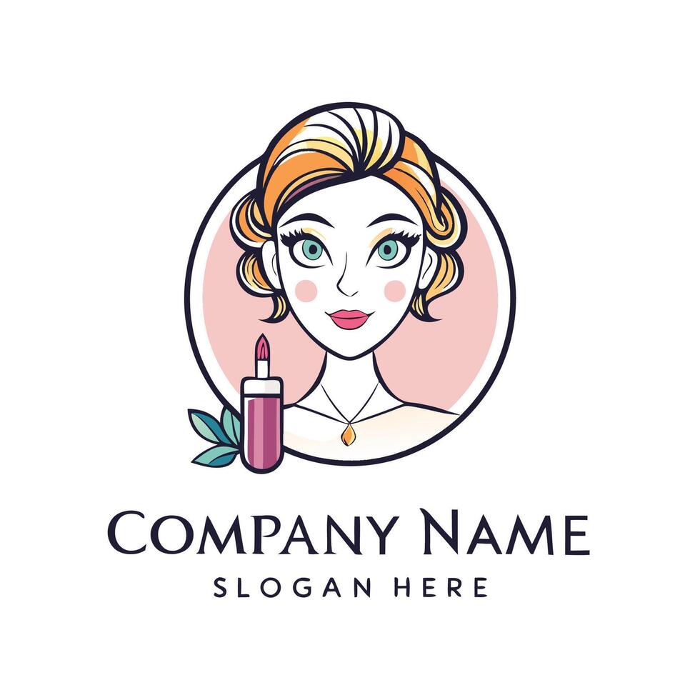 beauty salon logo template beautiful logo 55476132 Vector Art at Vecteezy