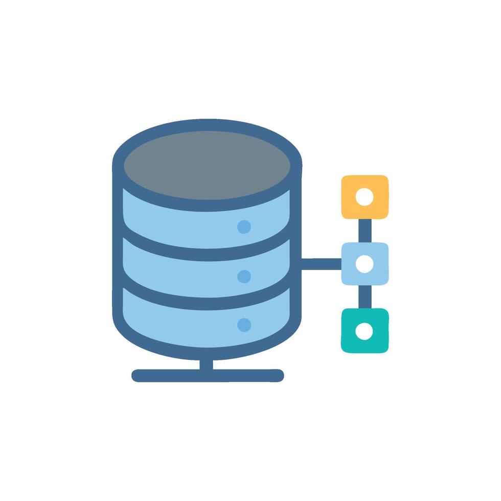 Icon of Database for Structured Data 55484469 Vector Art at Vecteezy