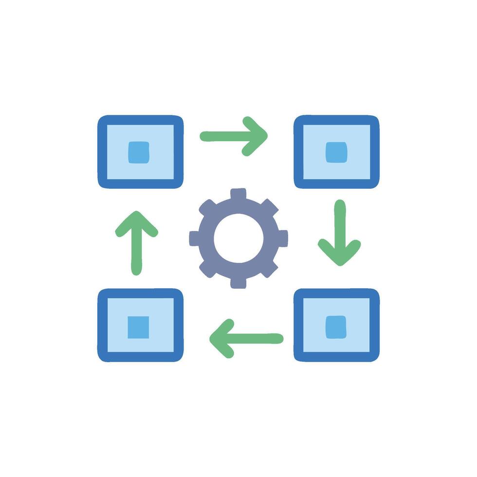 Comprehensive Iterative Development Icon for Agile Projects 55485333 ...