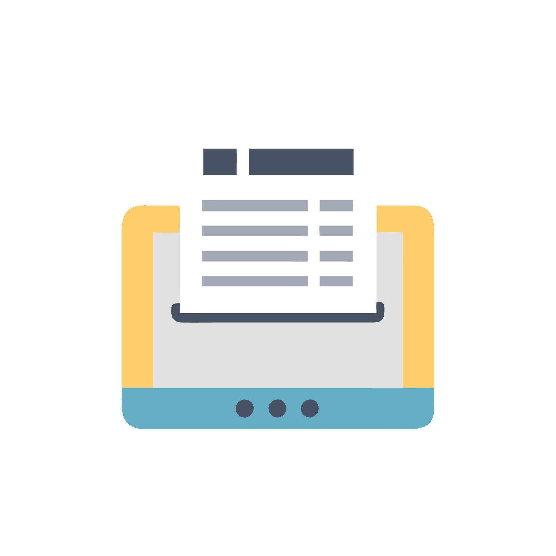 Comprehensive Word Processor Icon for Editing 55485749 Vector Art at ...