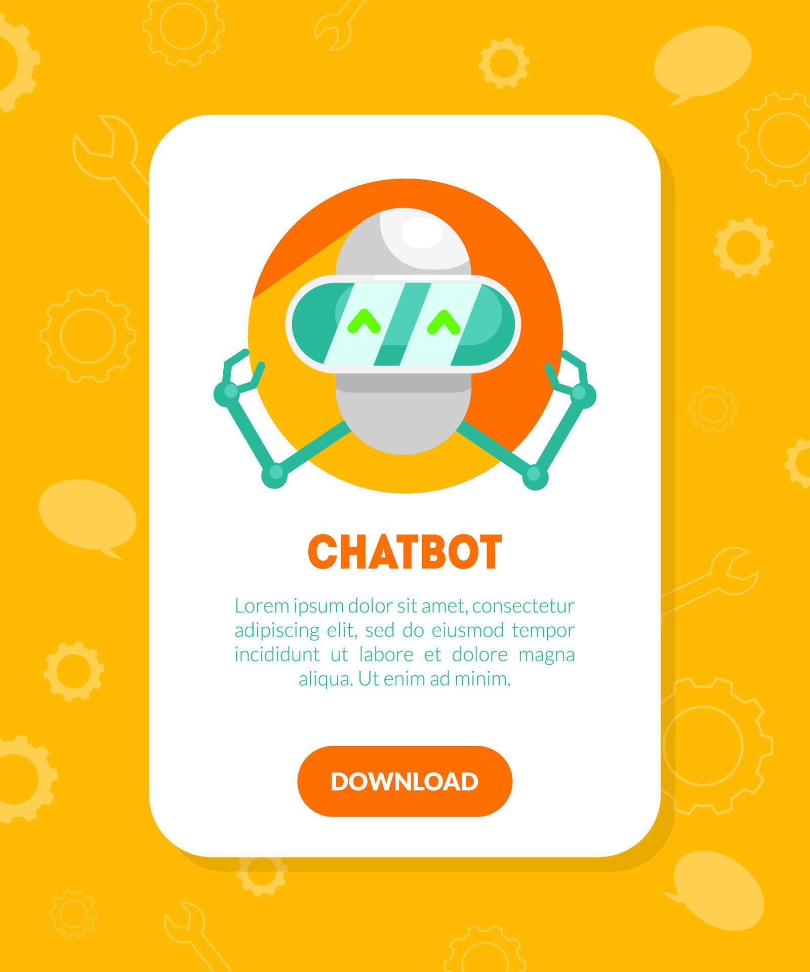 Chatbot Website, Landing Page Template, Mobile Chat Technology, Message ...