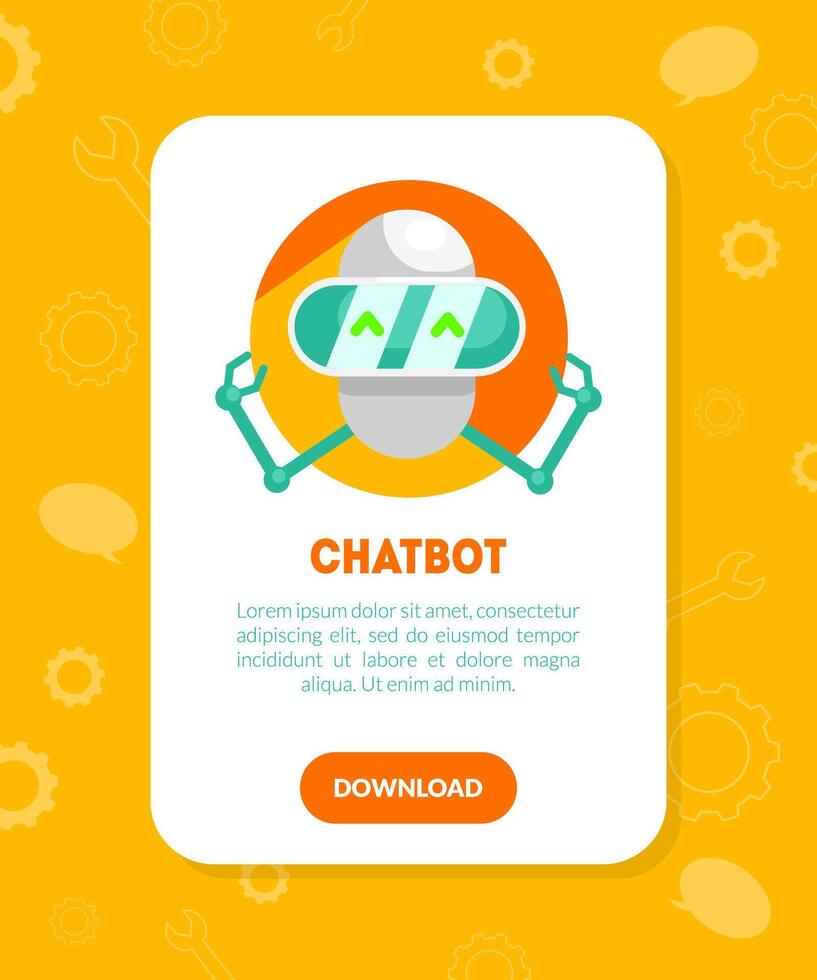 Chatbot Website, Landing Page Template, Mobile Chat Technology, Message ...