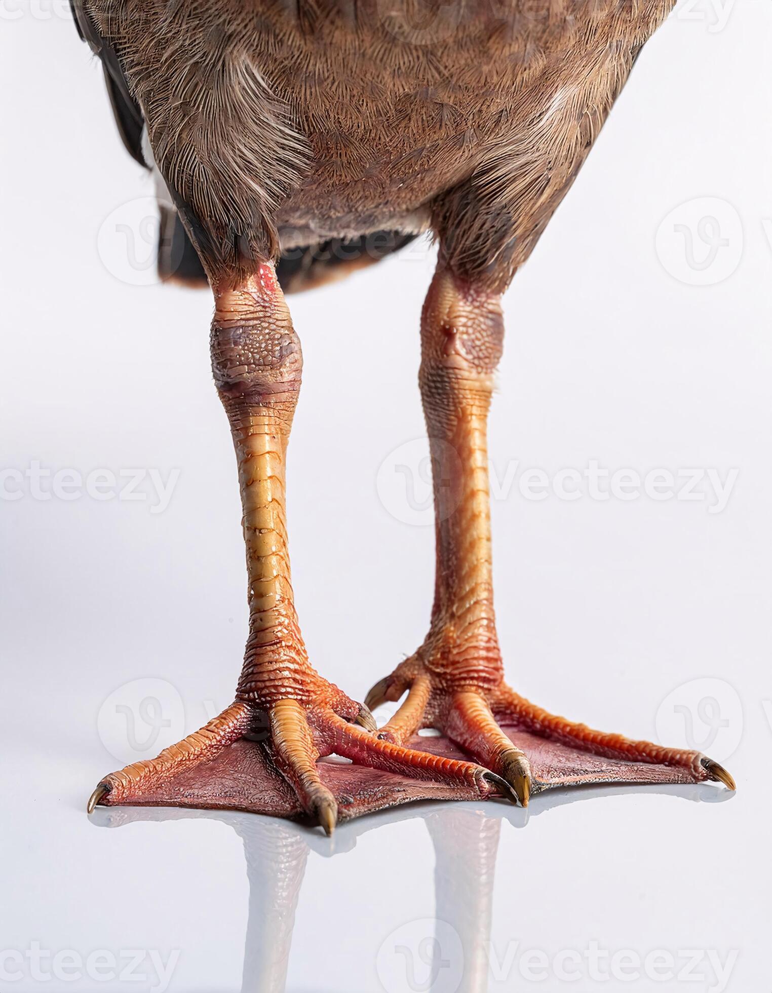 Close-Up of Duck's Soiled Feet on White Background 55526197 Stock Photo at Vecteezy