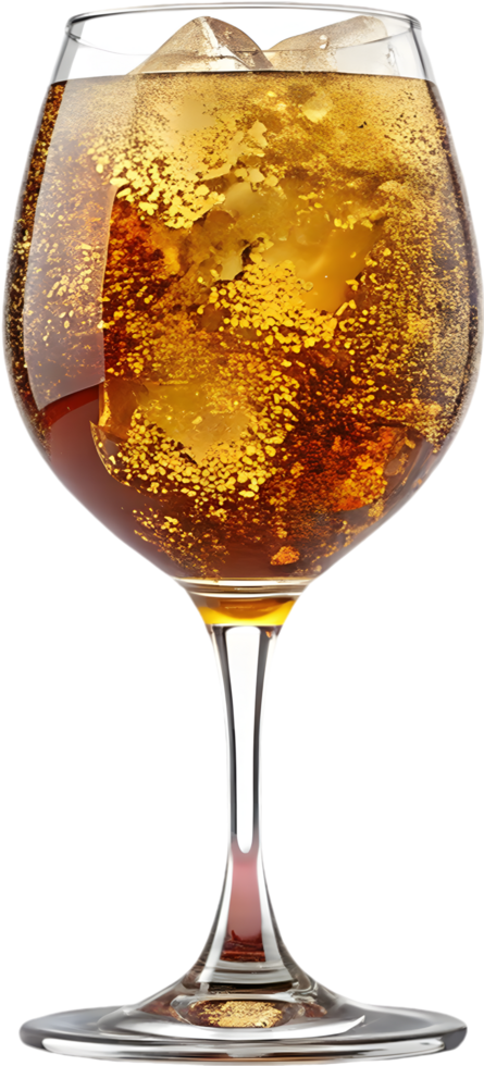 Sweet Refreshing Cola Glass Carbonated Soft Drink Beverage Cold Bubbles. . 55530007 PNG