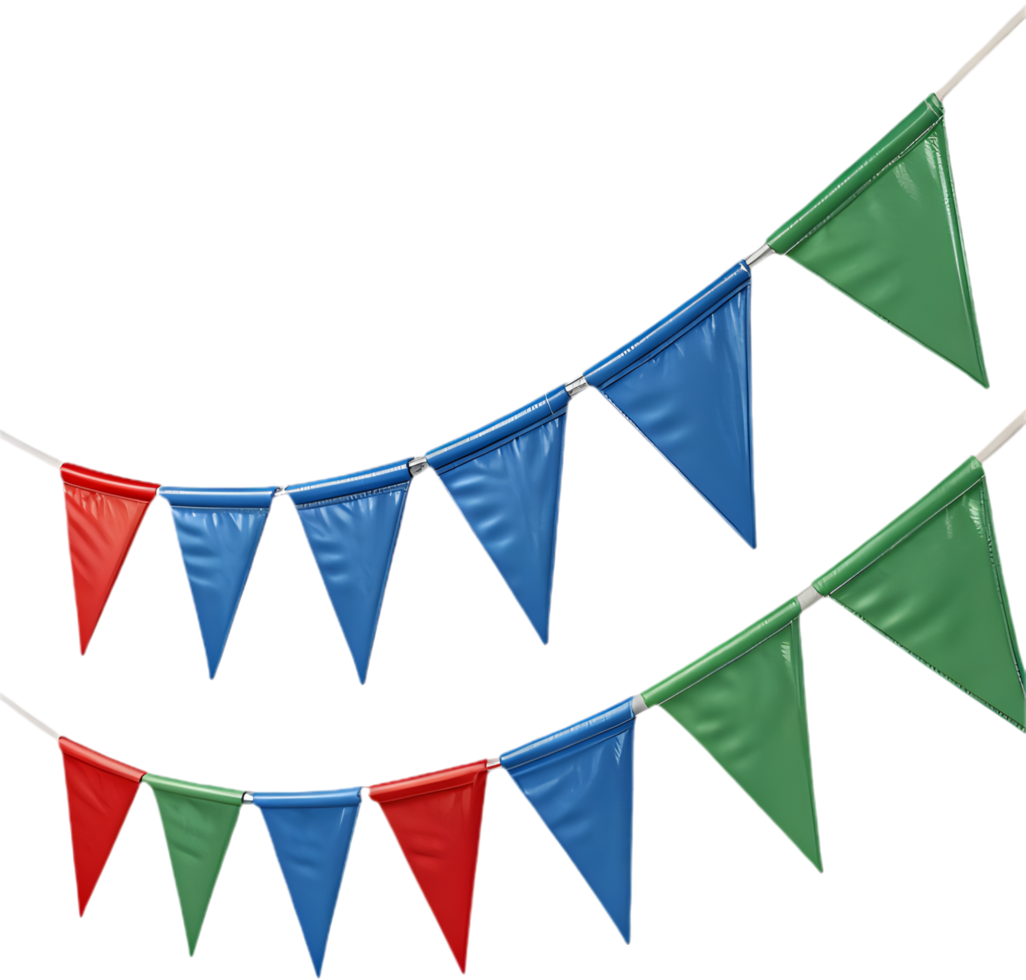 Create cheerful celebration designs with triangular pennant clipart ...