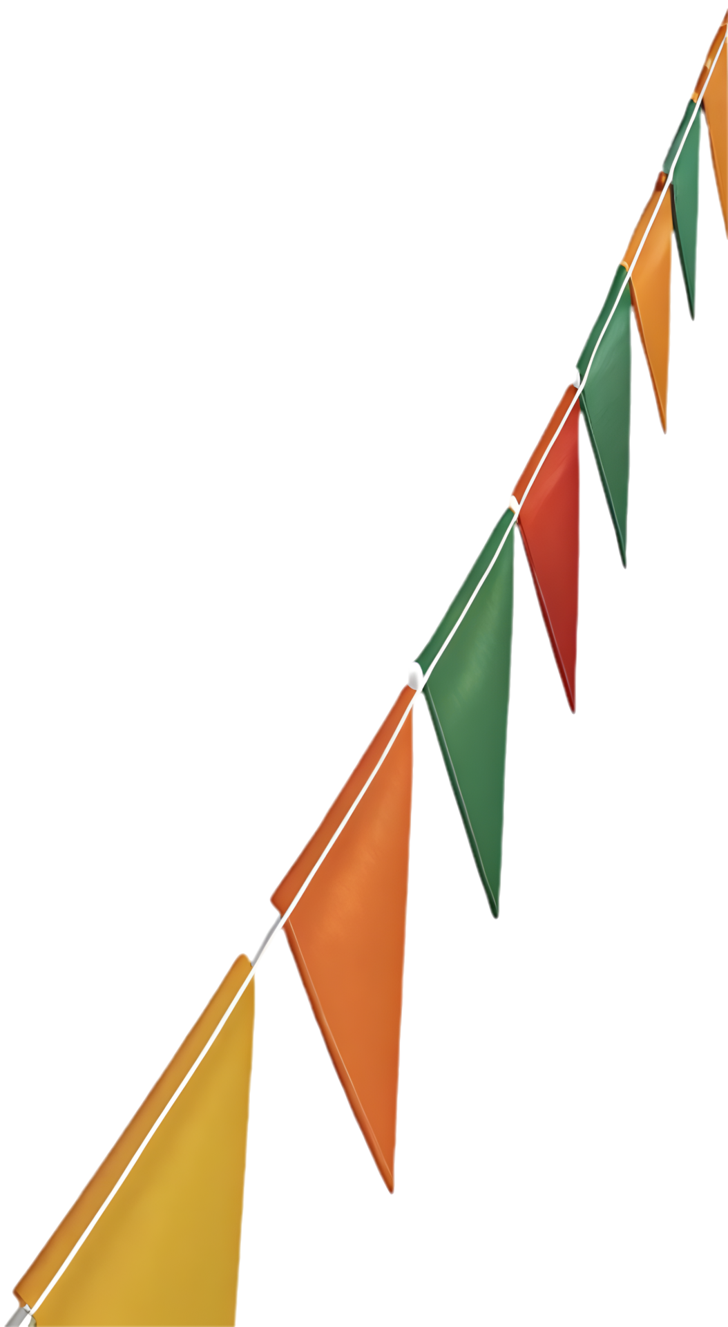 Colorful triangular pennant clipart for exciting and cheerful party ...