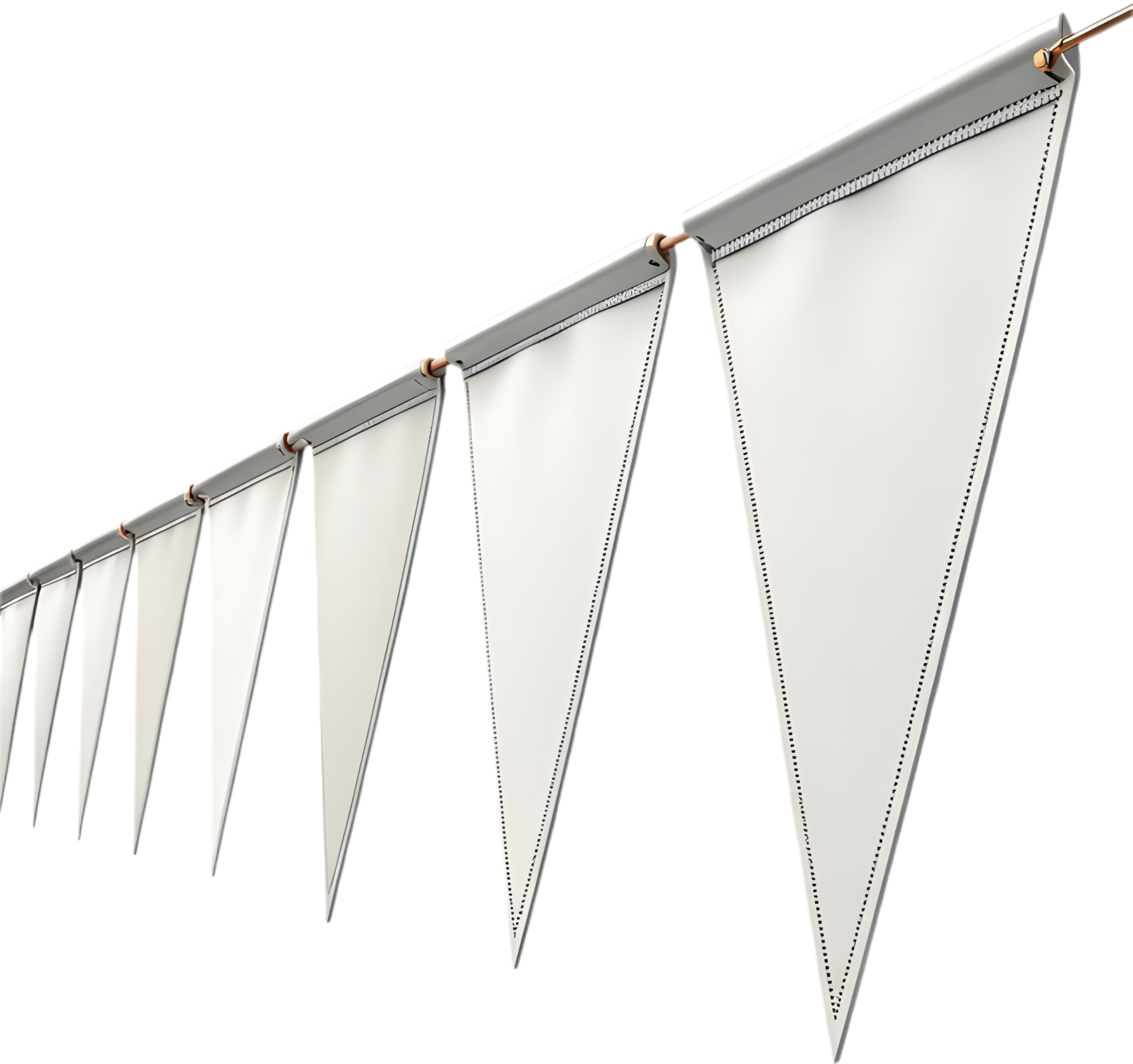 Colorful triangular pennant clipart perfect for holiday celebration ...