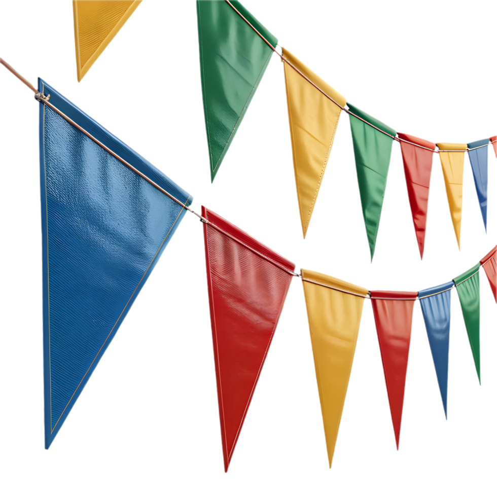 Colorful triangular pennant clipart perfect for festive party designs ...