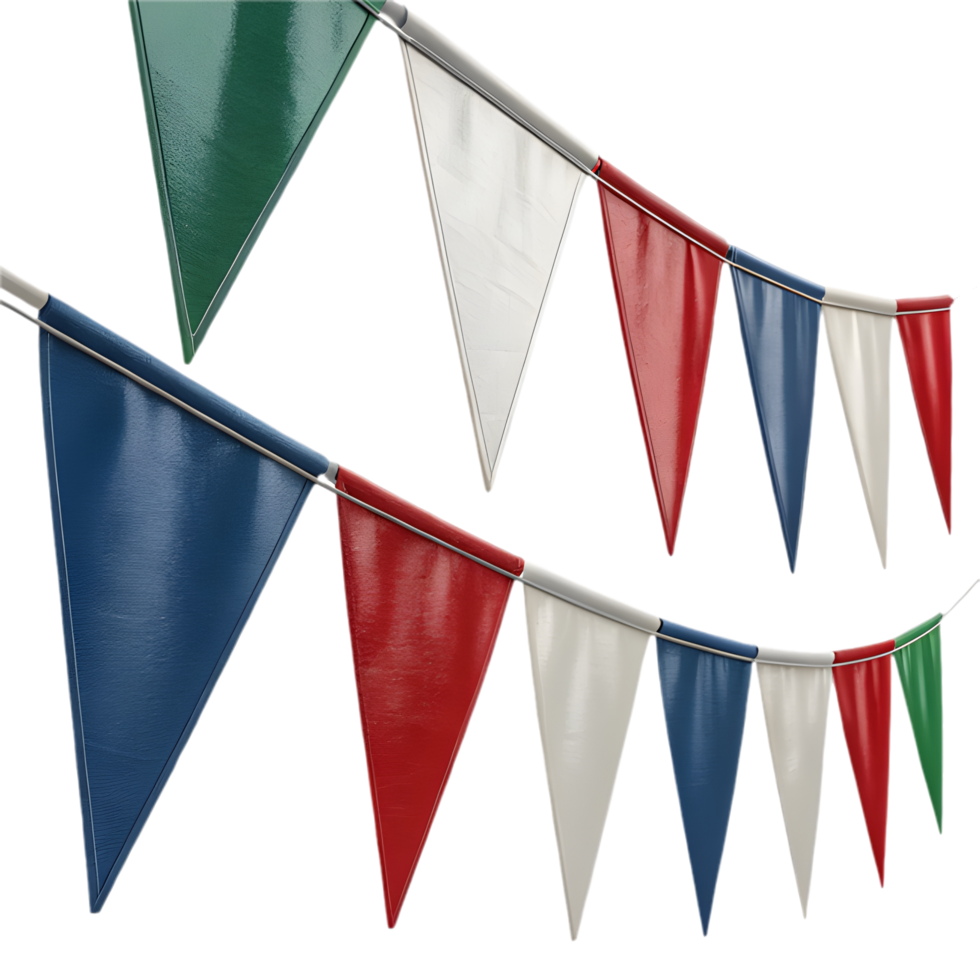Triangular pennant clipart to create festive designs for parties and ...