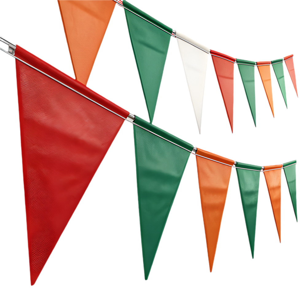 Bright triangular pennant clipart to add festive flair to your designs ...