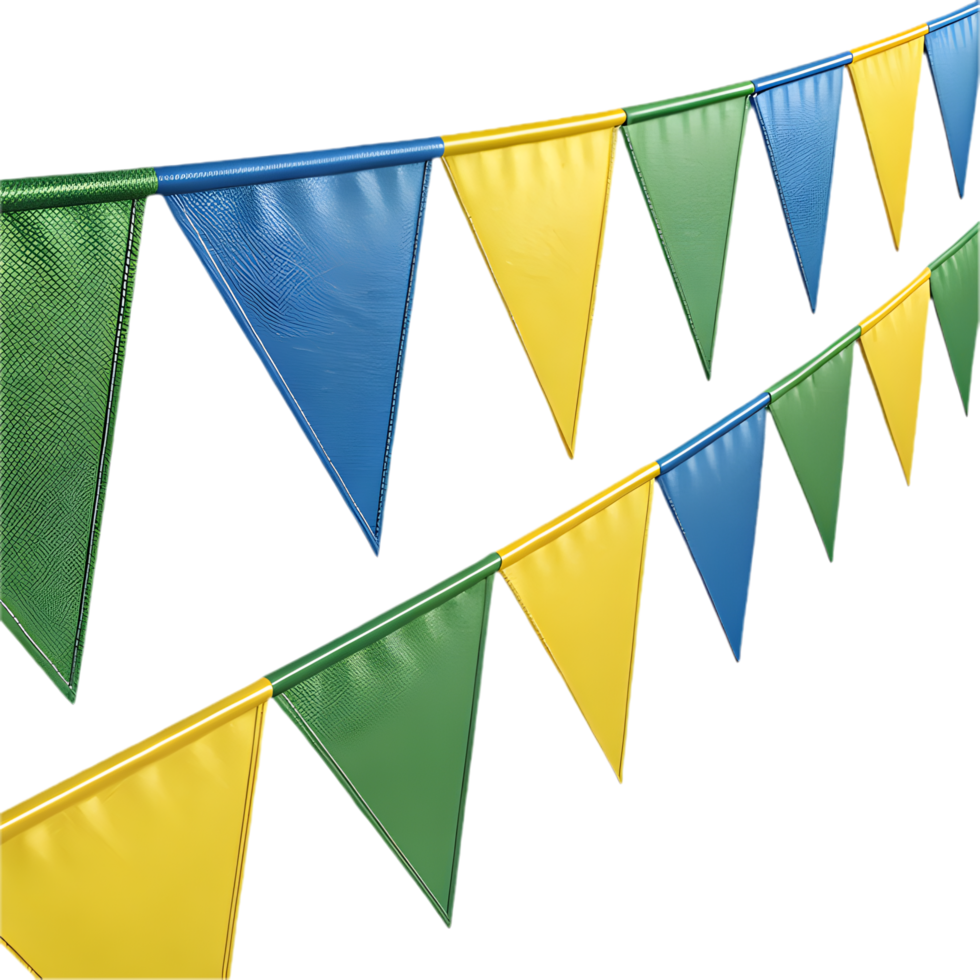 Colorful triangular pennant clipart for festive holiday party ...