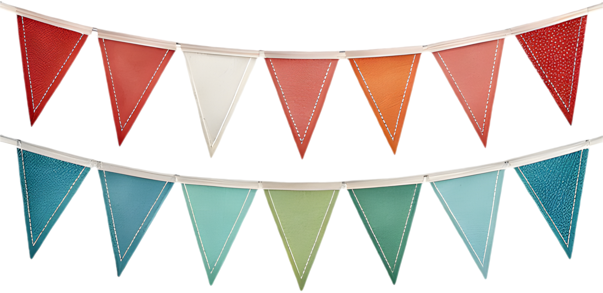 Bright triangular pennant clipart for your festive and celebratory ...