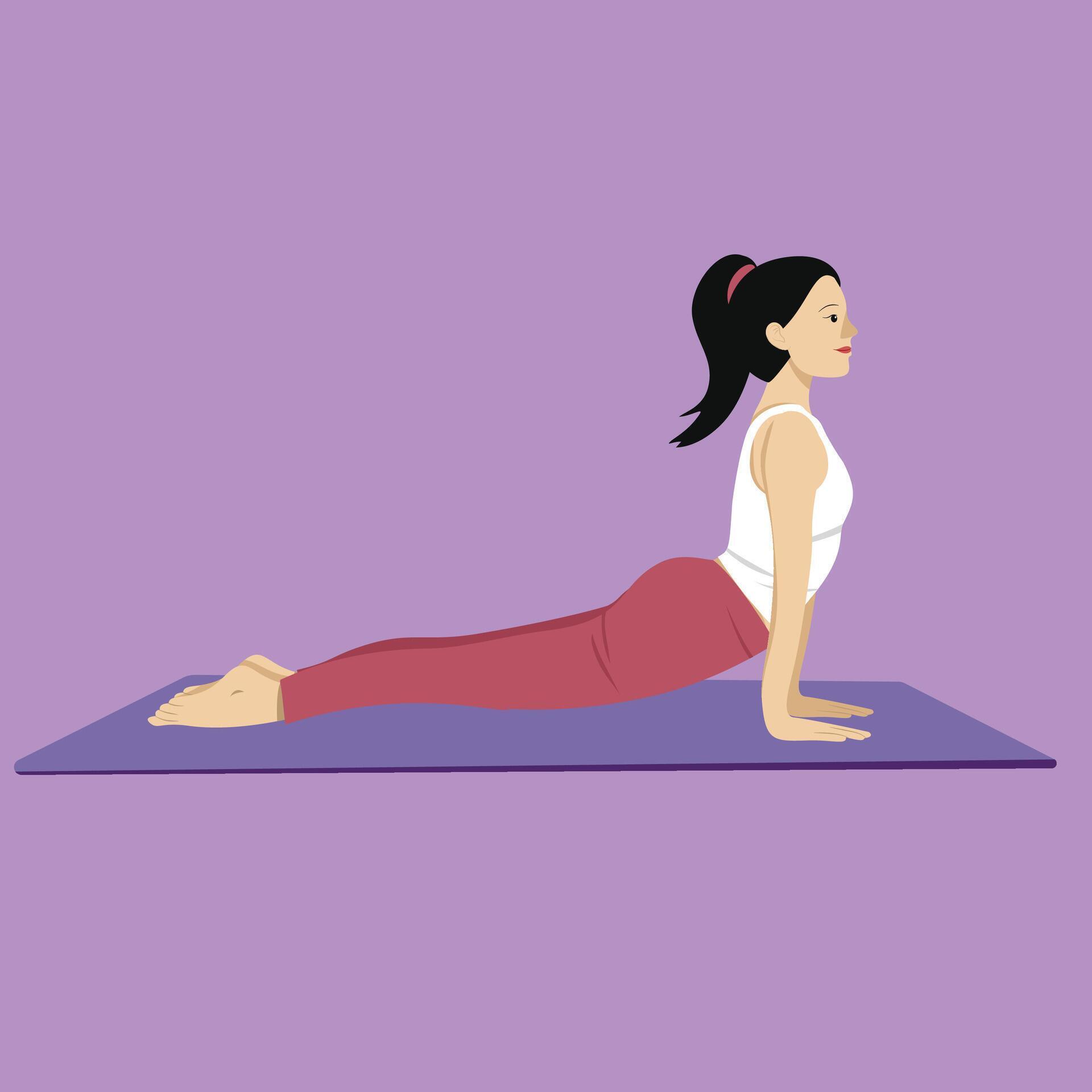 yoga pose asana virabhadrasana II warrior pose 55576741 Vector Art at Vecteezy