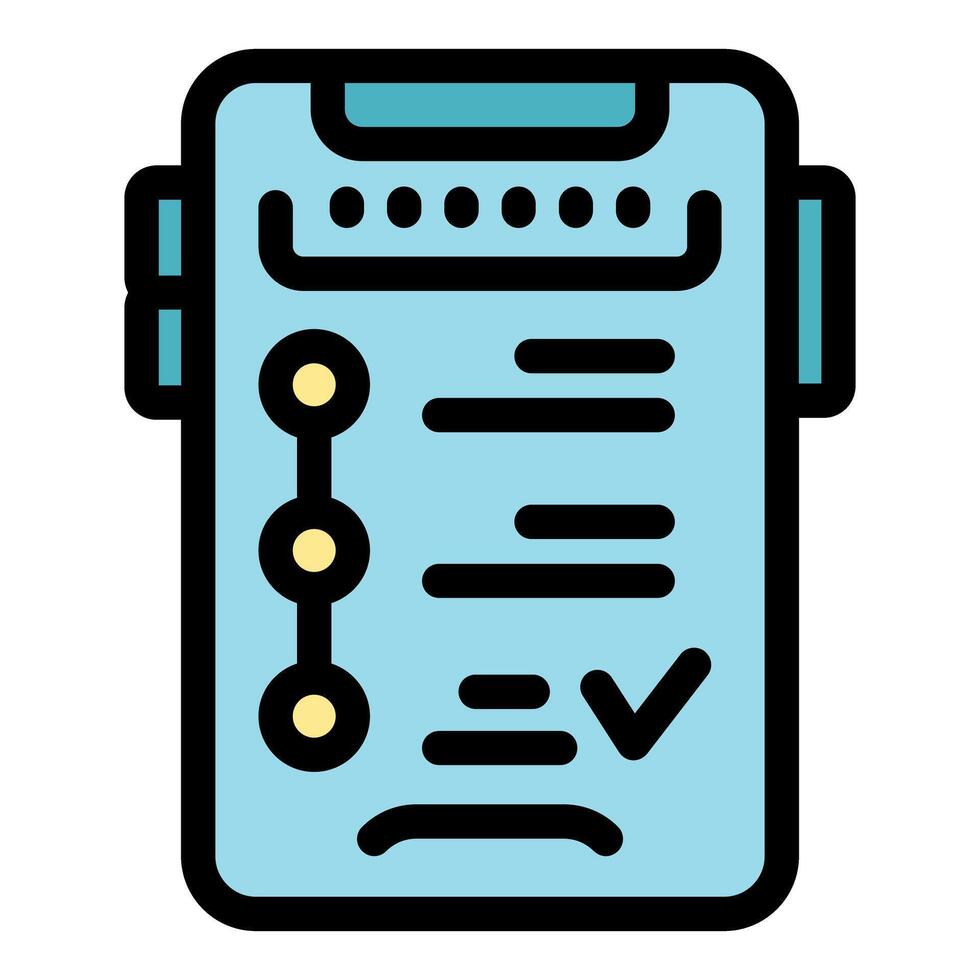 Clipboard showing checklist with completed tasks and pending items ...
