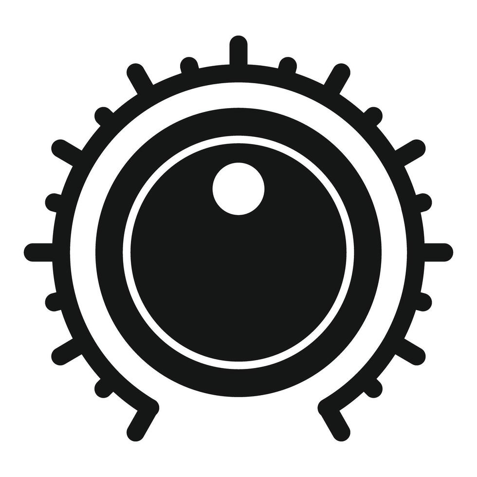 Adjusting control knob, rotating circular dial for precise settings ...