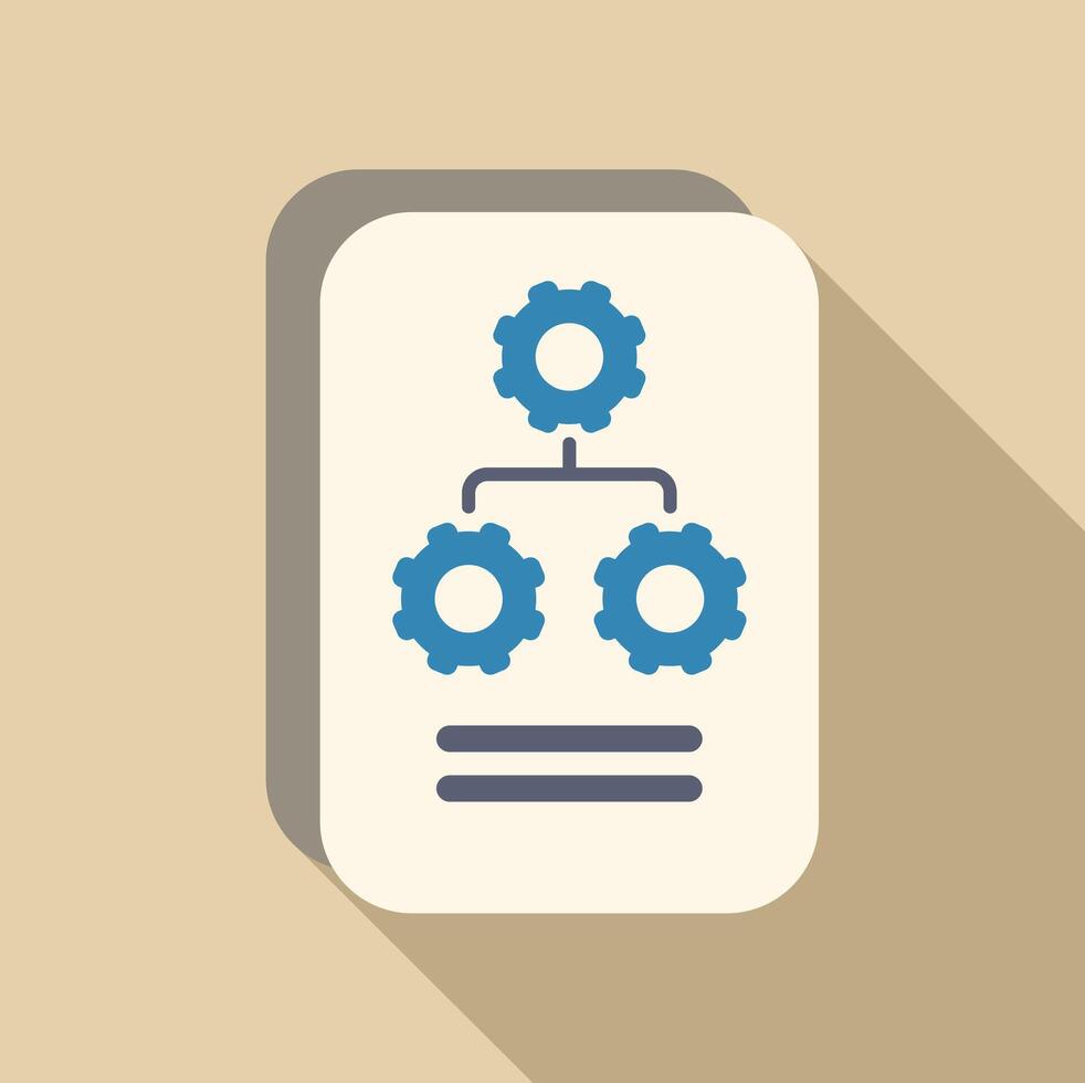 Workflow Management System Managing Interconnected Gears Optimizing Processes 55591447 Vector