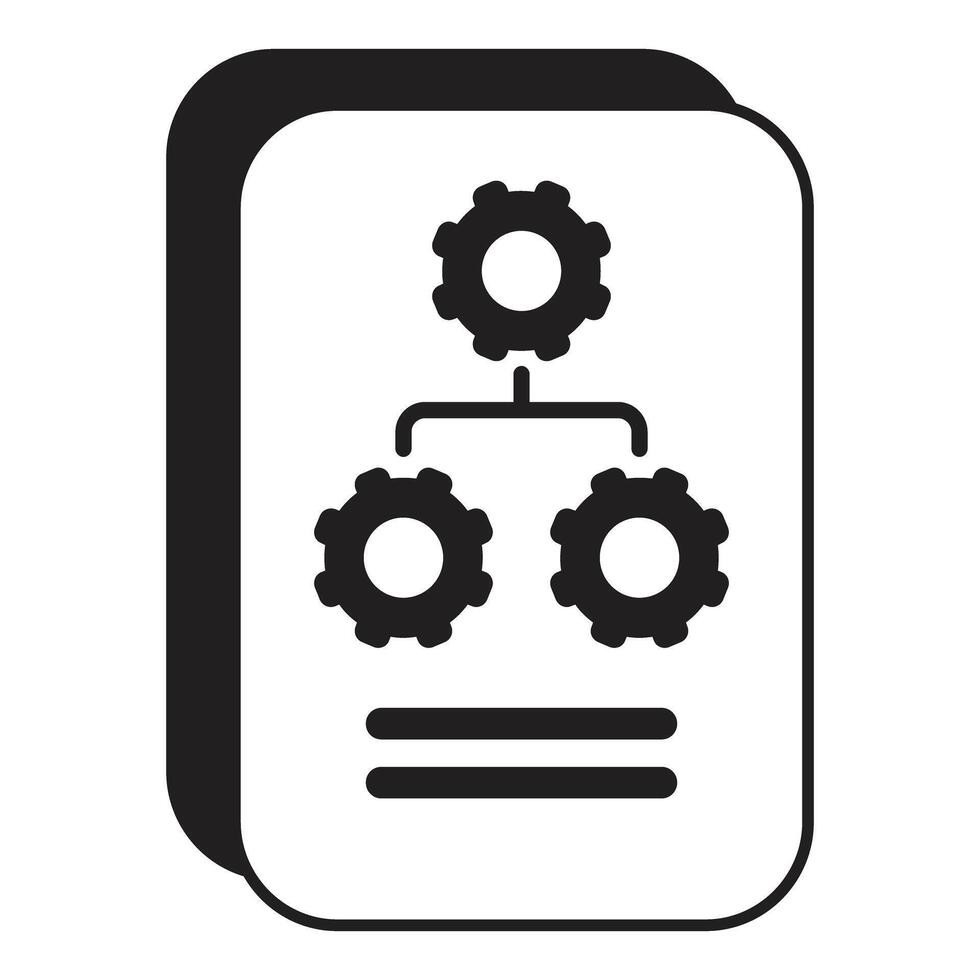 Workflow Automation System Managing Process With Gears And Connections 55591467 Vector Art At