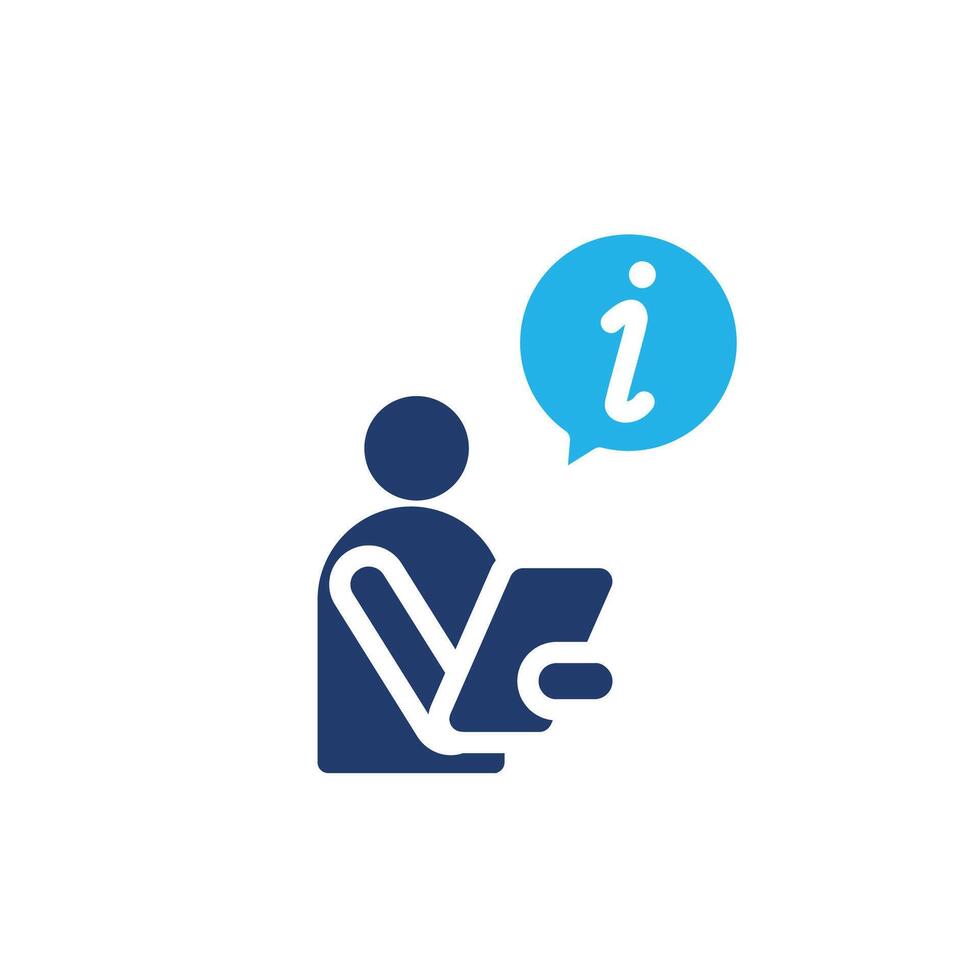 Information Support Or Information Admin Colored Icon Design Good For