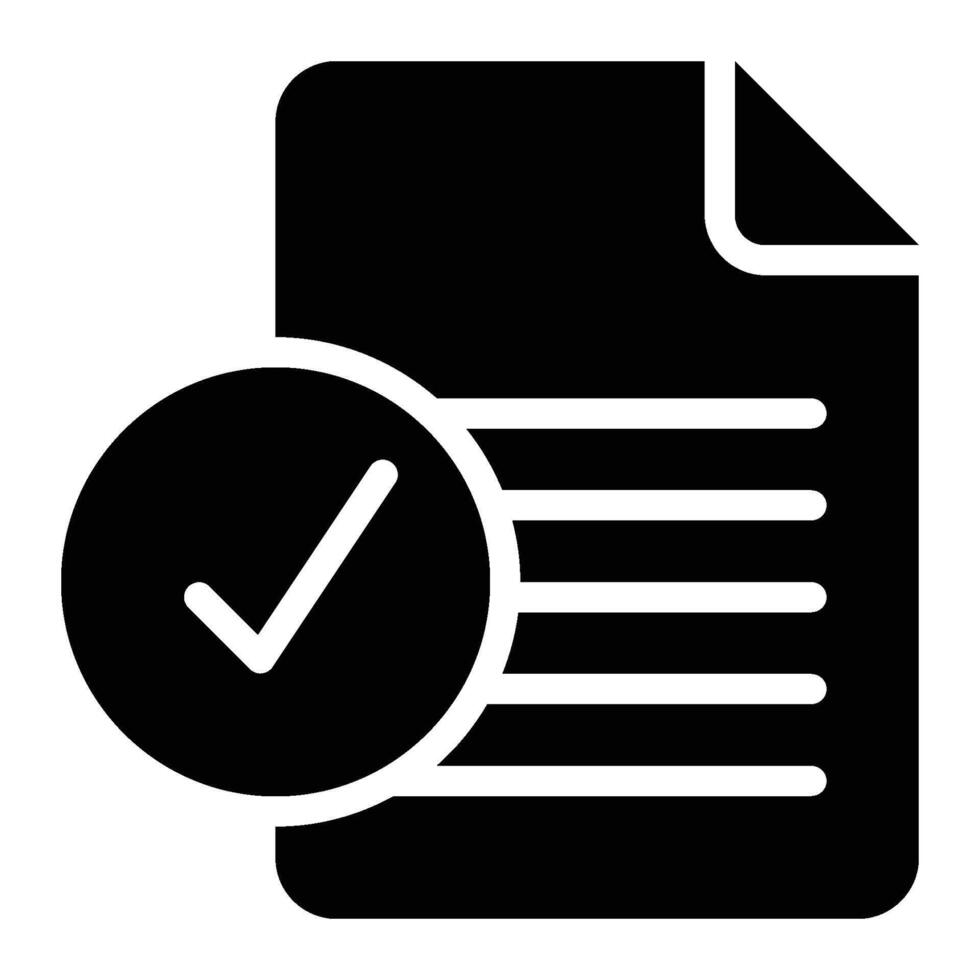 Data Validation, Integrity Glyph Solid Icon 55601680 Vector Art at Vecteezy