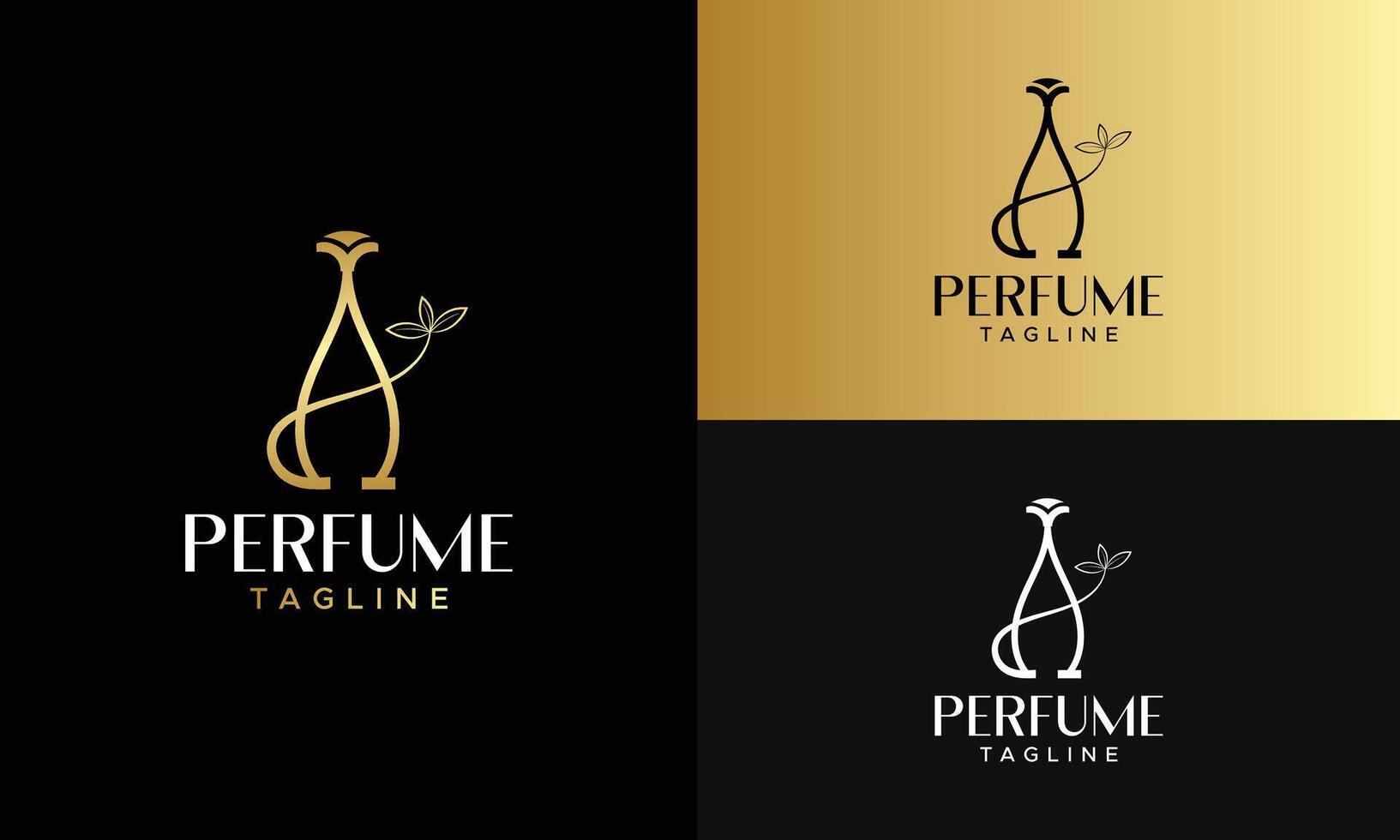 A Letter Modern Luxury Perfume Logo Design 55602598 Vector Art At Vecteezy