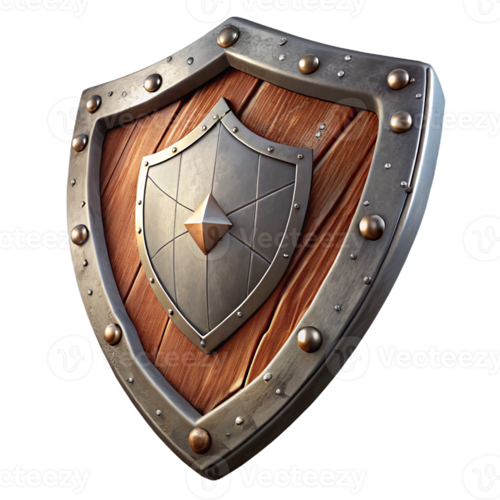 Classic Medieval Shield with Brown Wood and Metal 55608207 PNG Classic Medieval Shield with Brown Wood and Metal 55608207 PNG