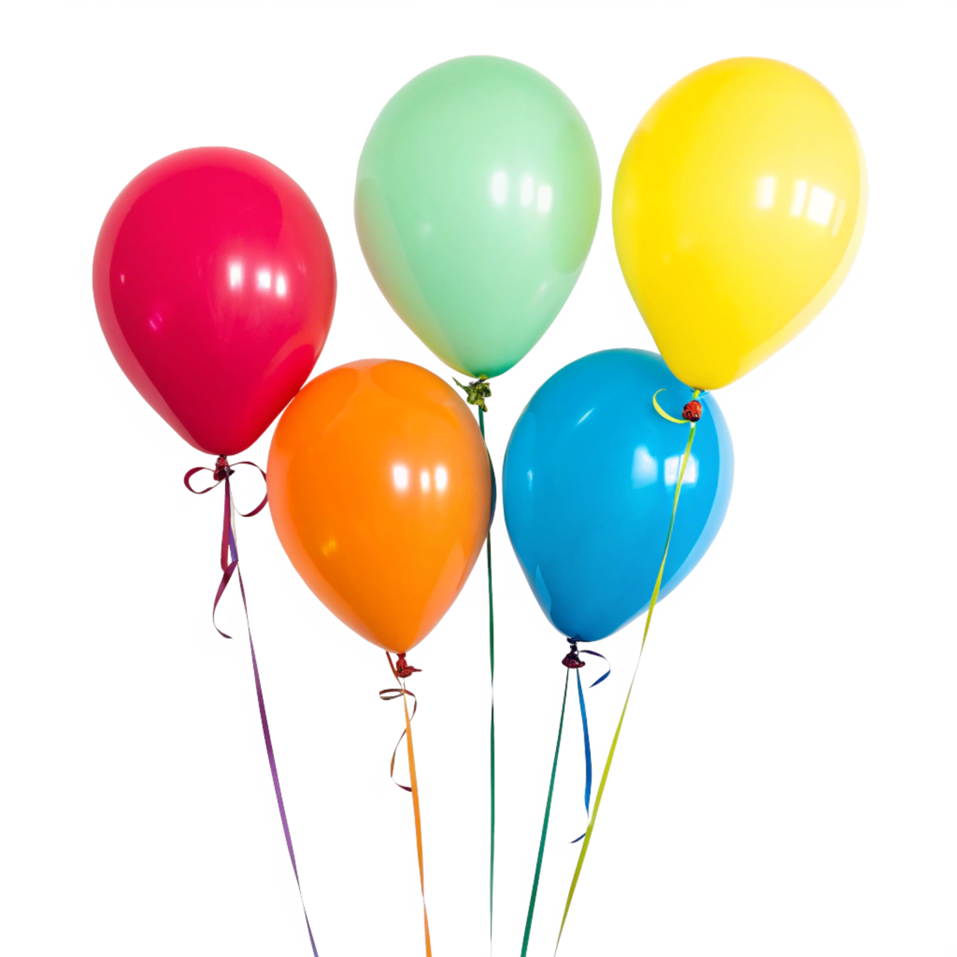 anniversary five balloons is isolated on transparent background 55610009 PNG