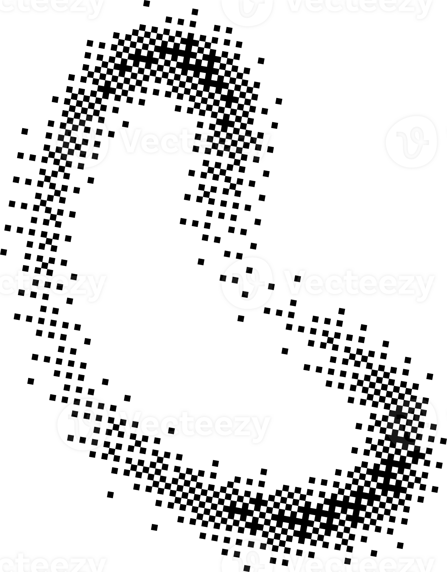 Bitmap Pattern Background Organic Shape Y2k Gradient Retro Element Abstract Noisy Glitch